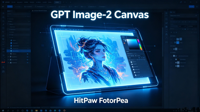 GPT Image-2 Canvas: KI-Bilder erstellen & bearbeiten mit HitPaw FotorPea